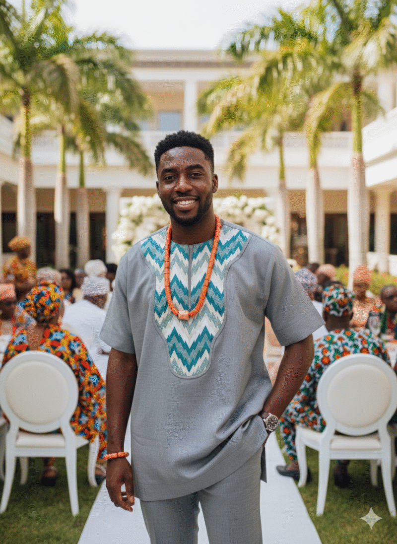Creativeline Native, Short Sleeve Shirt and Trouser – African Wear GH ...